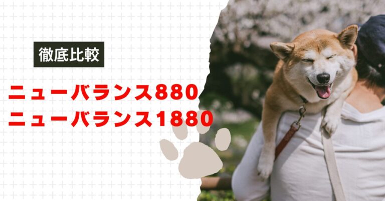 【徹底比較】ニューバランス880と1880の違い！どっちを選ぶべき？ | わんジョイ